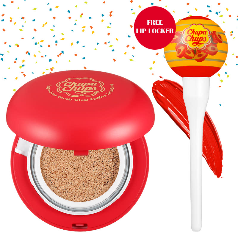 Chupa Chups Candy Glow Cushion Strawberry Spf50 14g Exp Mar 2022